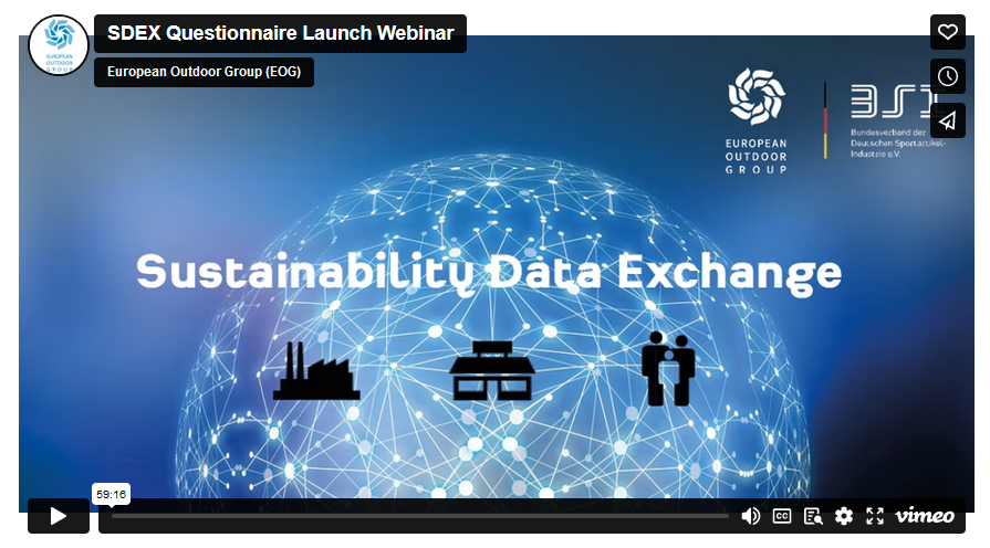 Sustainability Data Exchange (SDEX)
